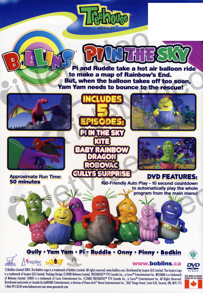 Boblins - Pi In The Sky on DVD Movie