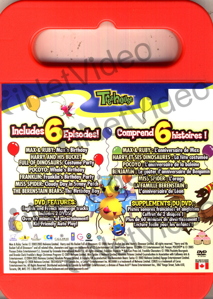 Birthday Celebrations (Treehouse) Vol. 1 on DVD Movie