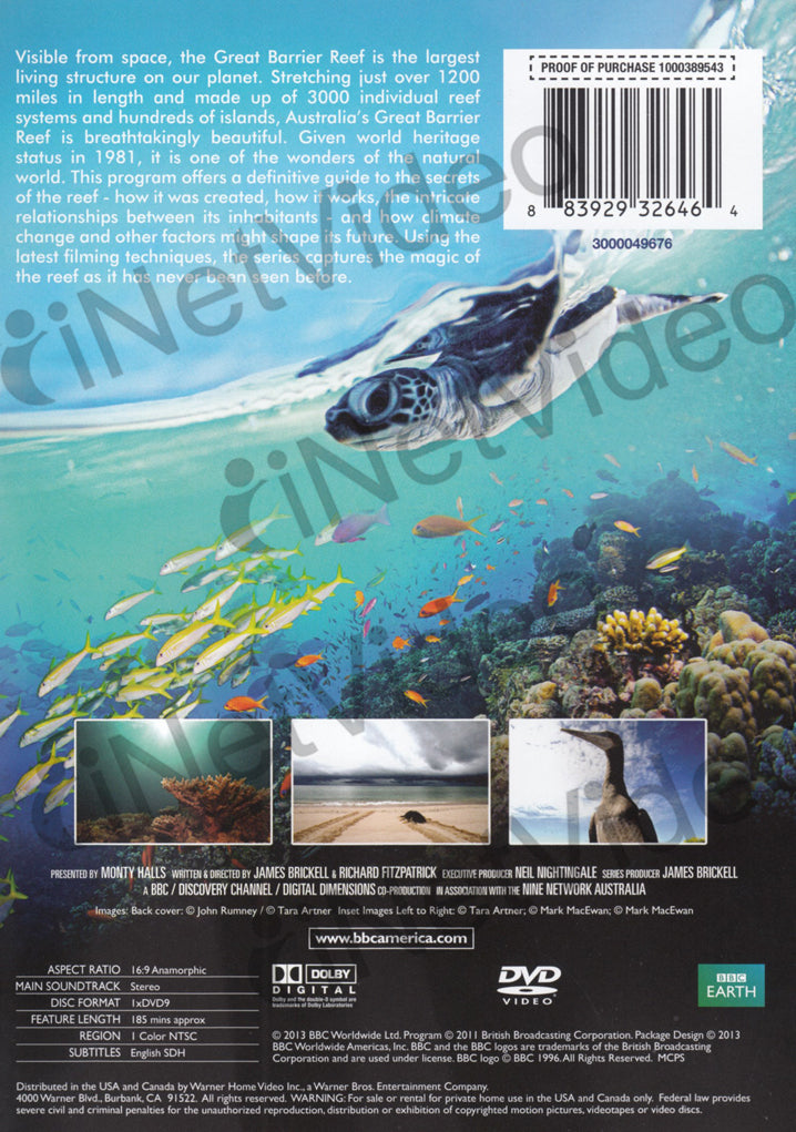 The Great Barrier Reef on DVD Movie