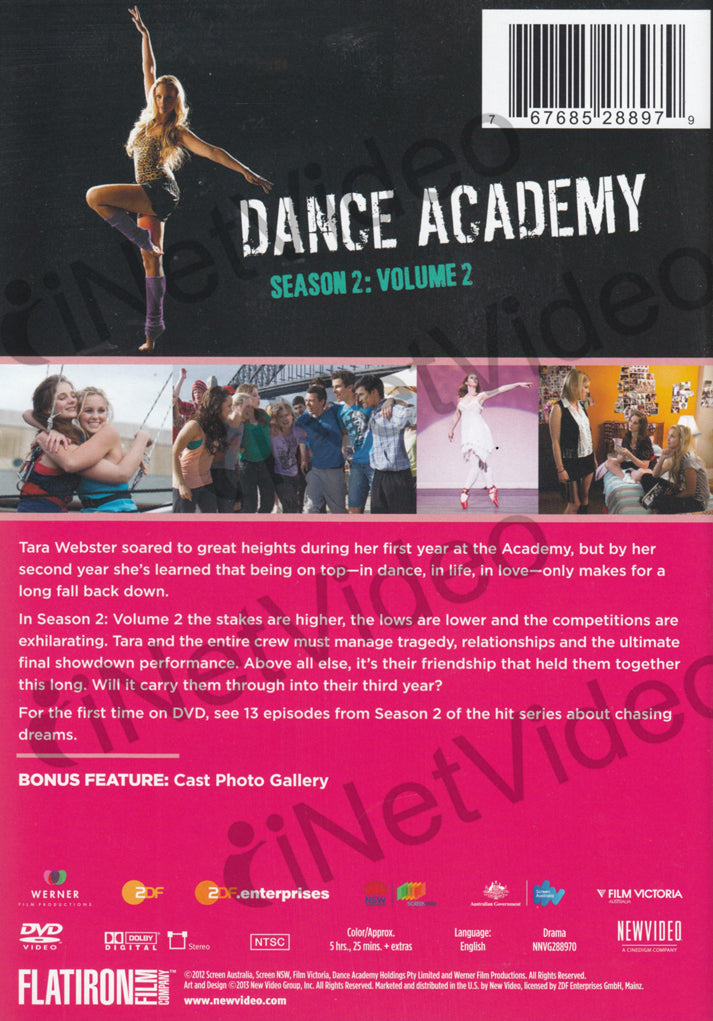 Dance Academy (Season 2 / Volume 2) on DVD Movie