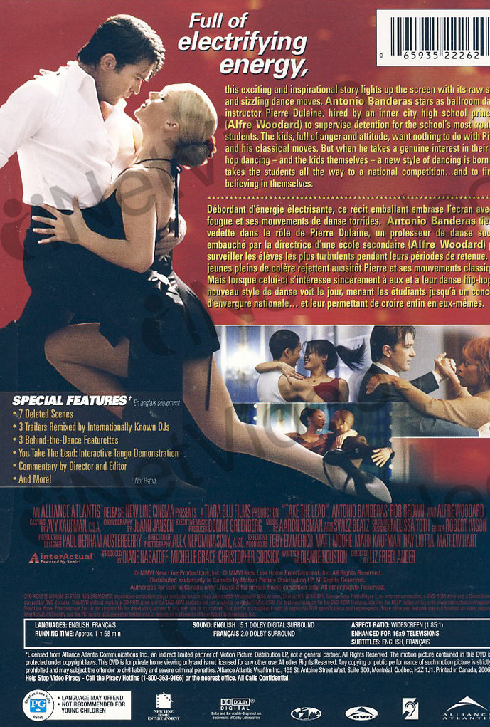 Take the Lead (Bilingual) on DVD Movie