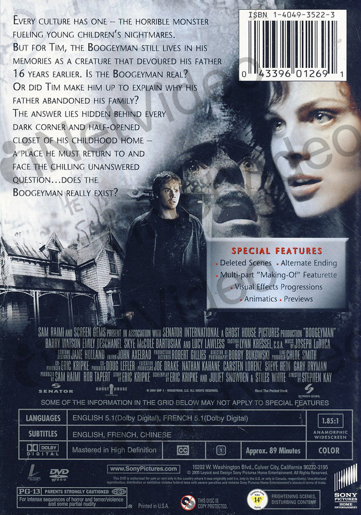 Boogeyman - Special Edition on DVD Movie