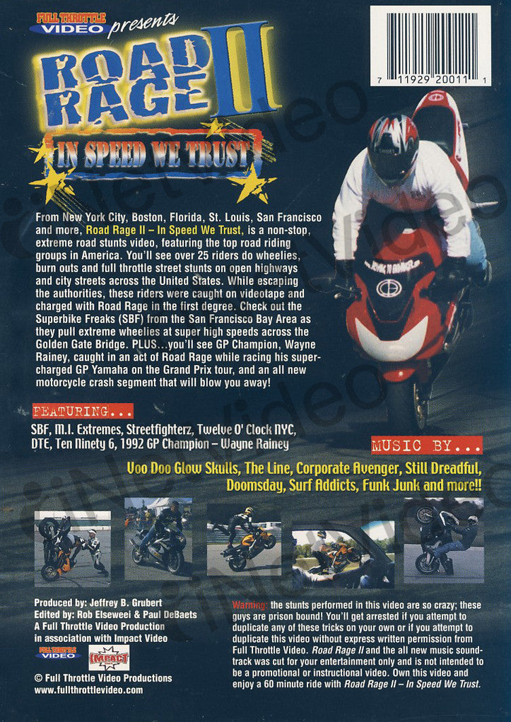Road Rage 2 - In Speed We Trust on DVD Movie