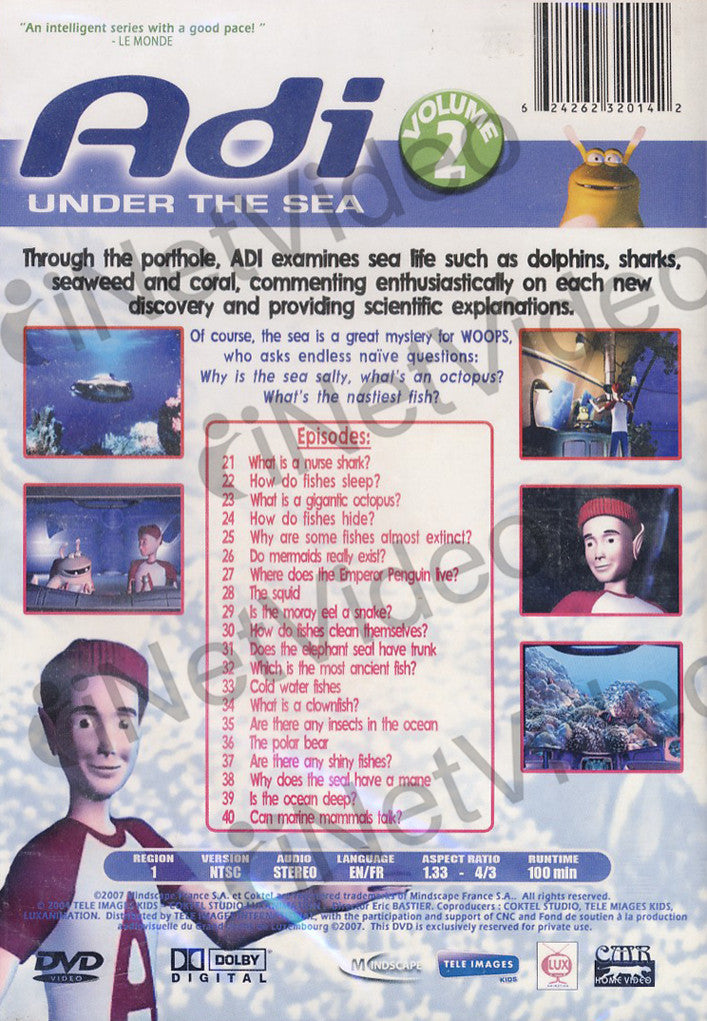 Adi - Under The Sea,Vol.2 (Bilingual) on DVD Movie
