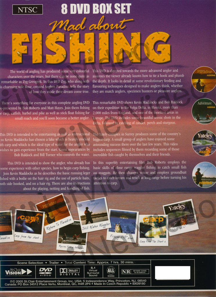 Mad about Fishing (A Special 8 DVD Collection The Best In Fishing ...
