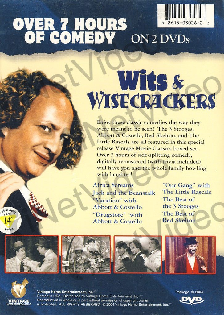 Wits and Wisecrackers (Collector's Edition) (Boxset) on DVD Movie