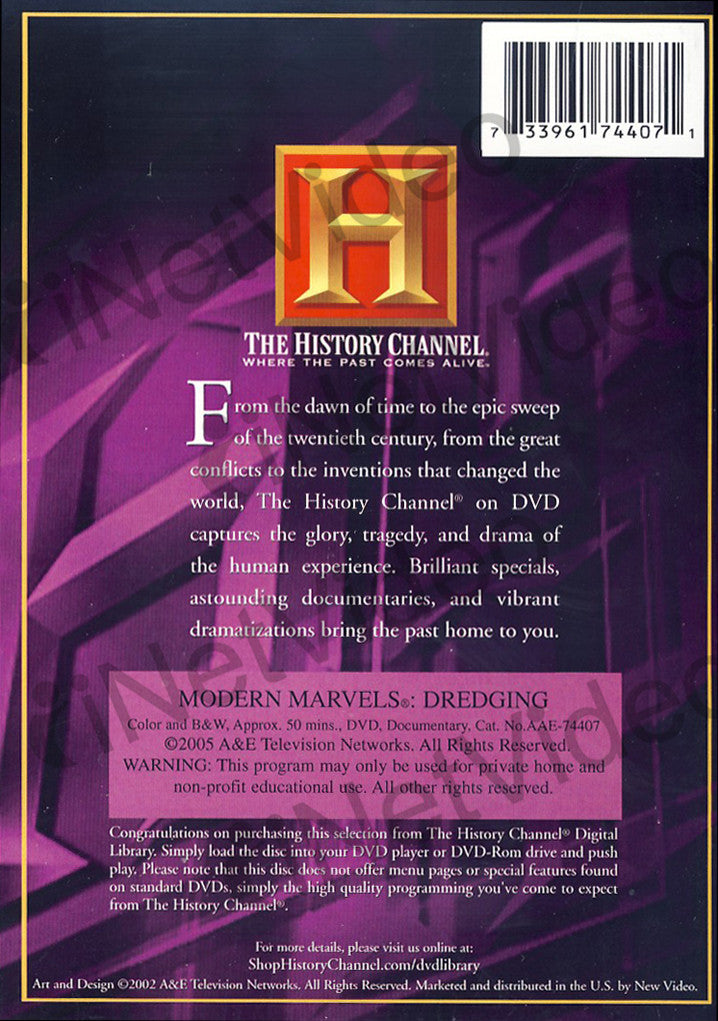 Modern Marvels - Dredging- History Channel on DVD Movie
