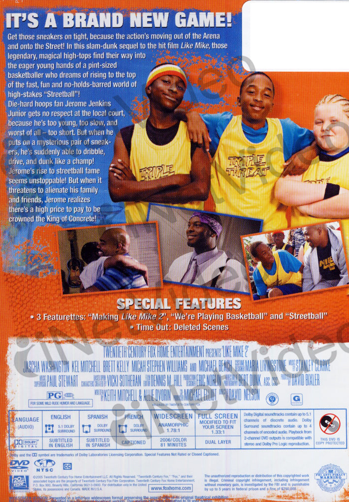 Like Mike 2 - Streetball on DVD Movie