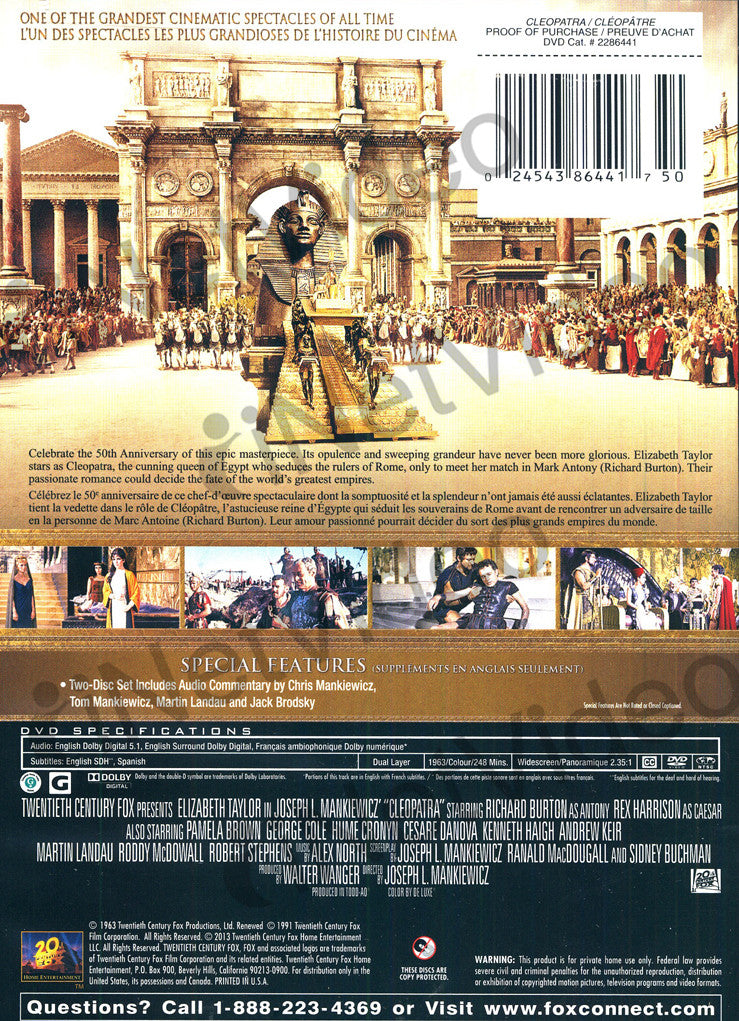 Cleopatra 1963 Dvd