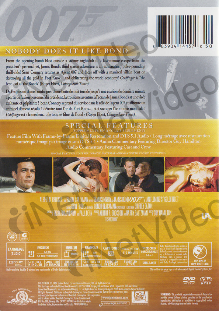 Goldfinger Dvd Cover