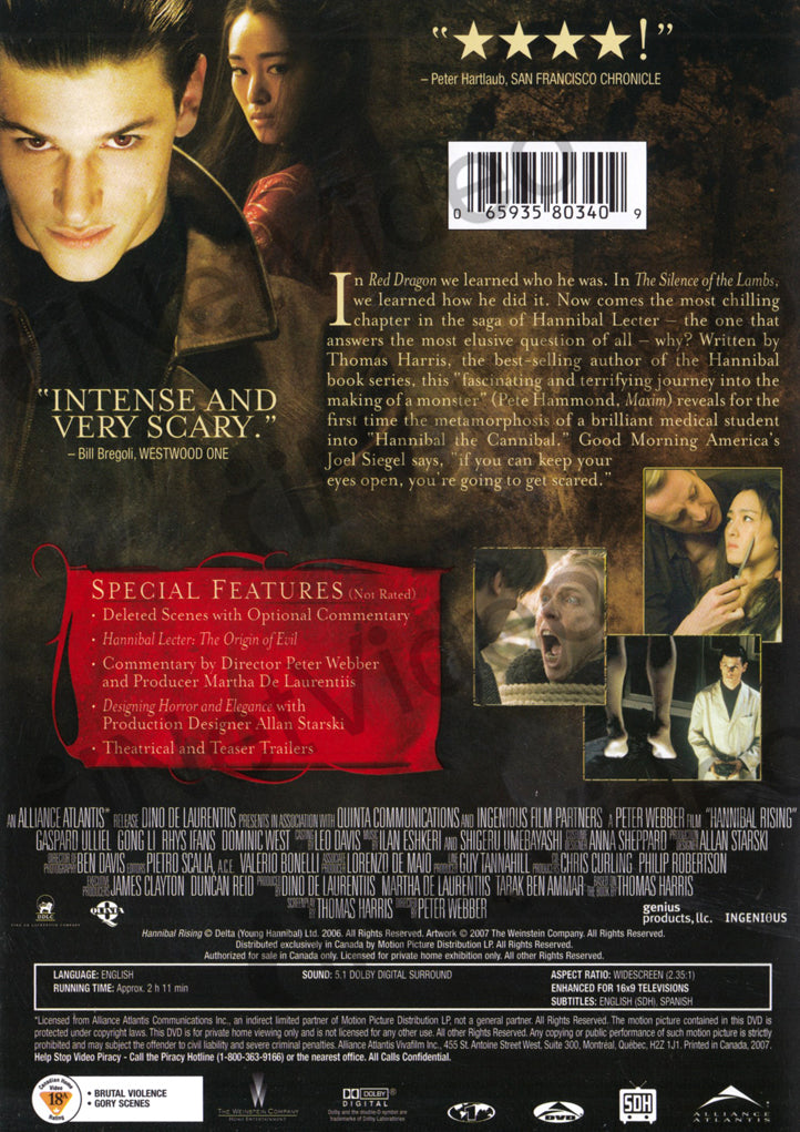Hannibal Rising Poster