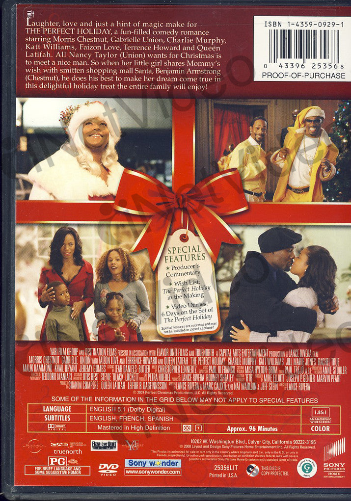 The Perfect Holiday on DVD Movie