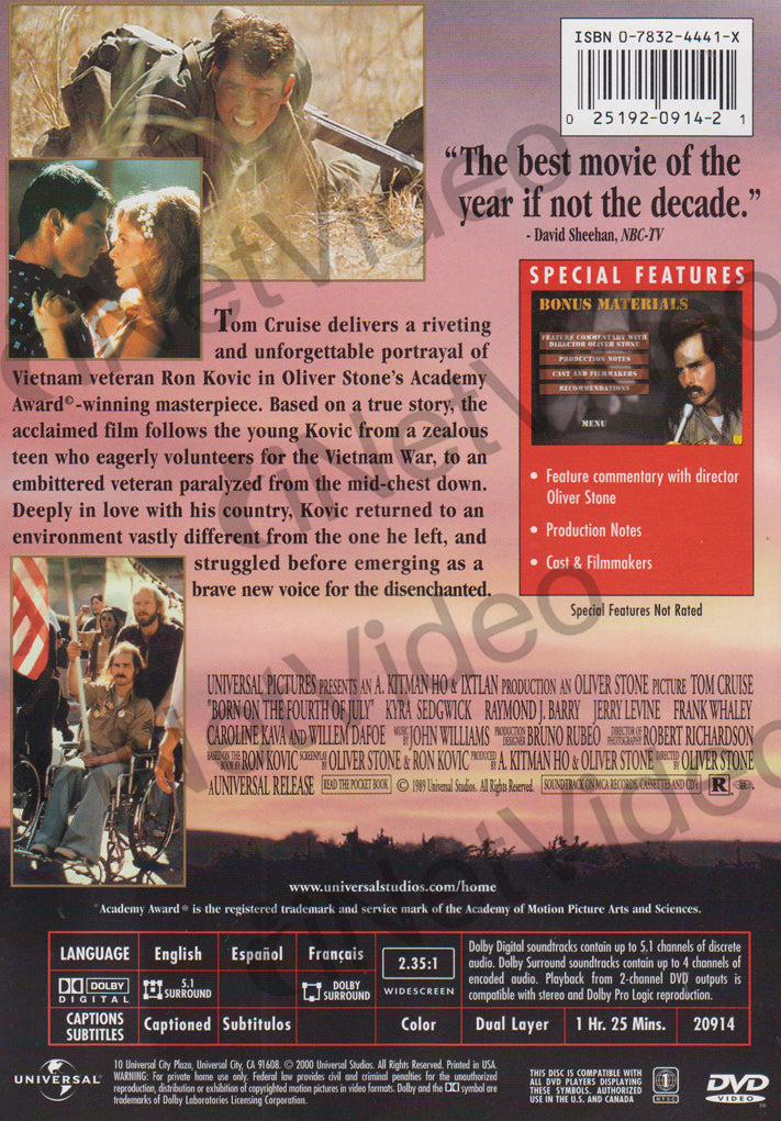 Born On The Fourth Of July Cast