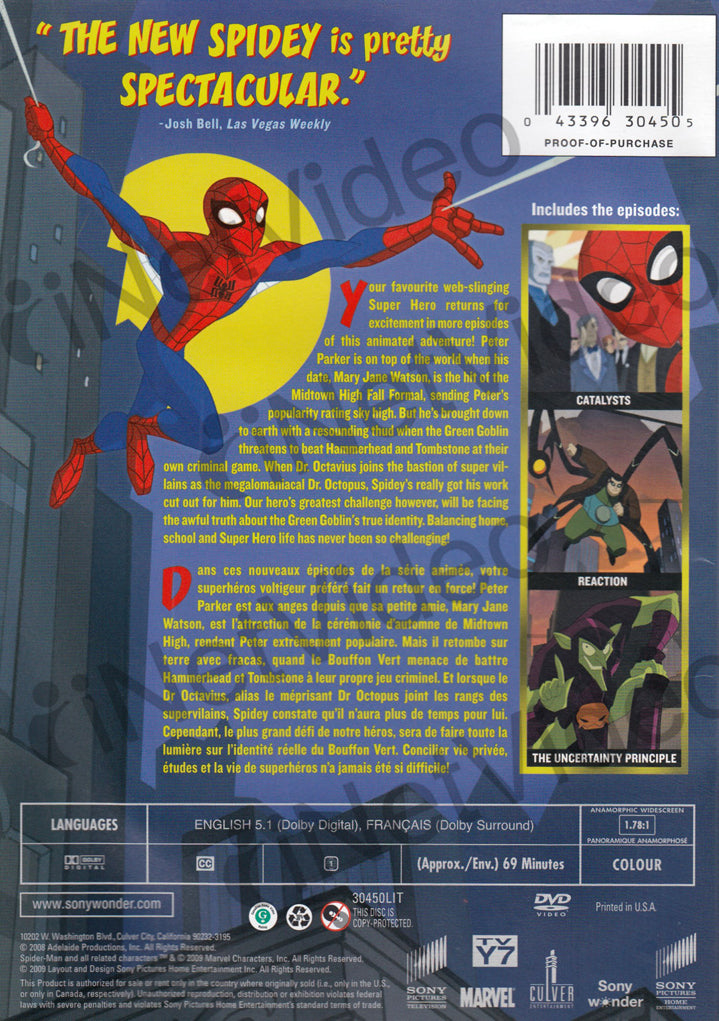 The Spectacular Spider Man Volume Eight Dvd
