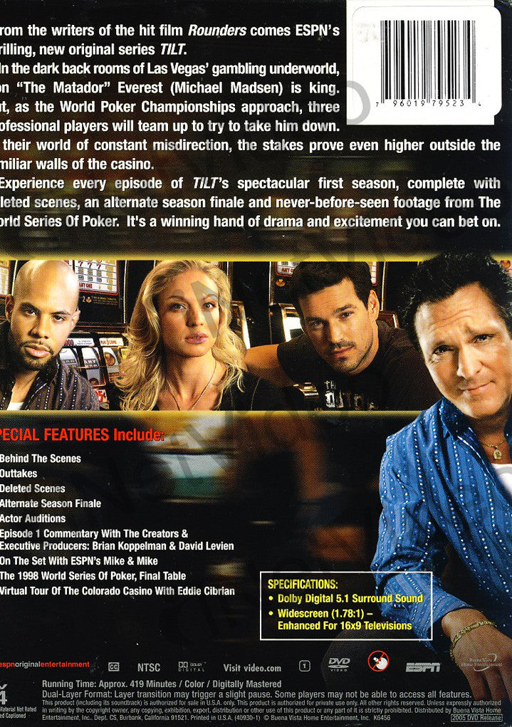 Tilt - The Complete First Season (Boxset) on DVD Movie