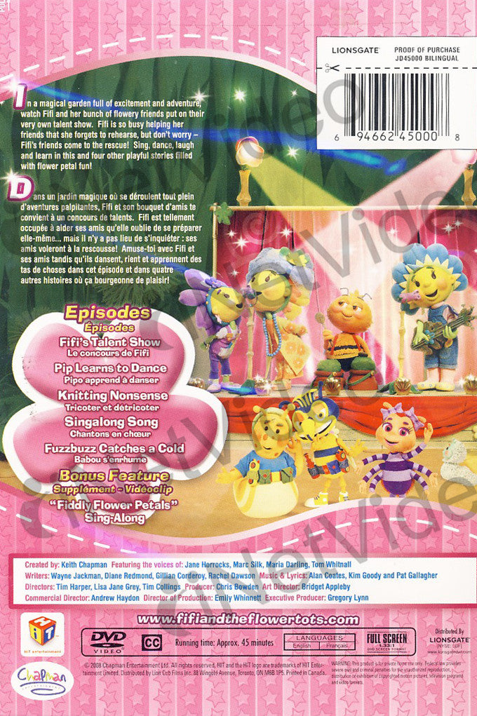 Fifi and the Flowertots - Fifi s Talent Show (Bilingual) on DVD Movie