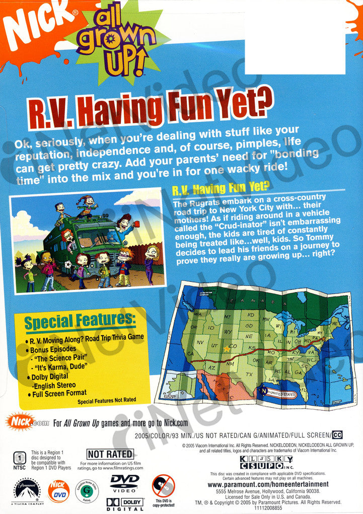 Nickelodeon Logo 2005 All Grown Up