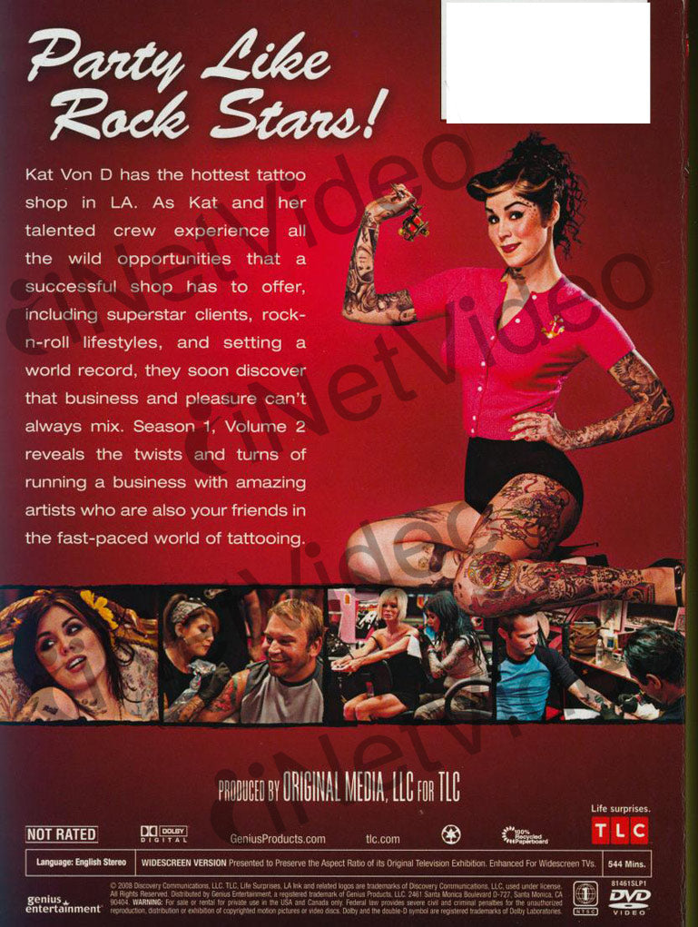 L.A. Ink - Season 1- Volume 2 (Boxset) on DVD Movie