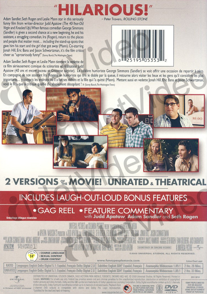 Funny People Dvd