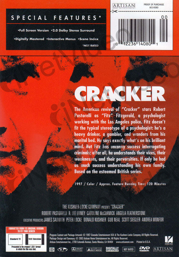 Cracker on DVD Movie