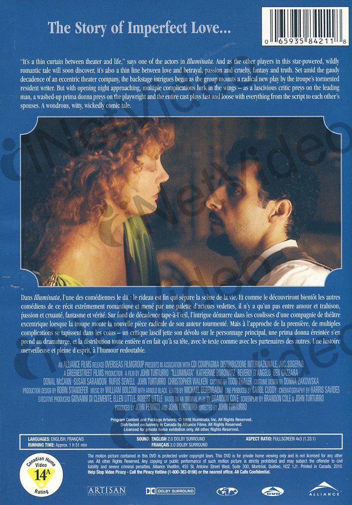 Illuminata (Bilingual) on DVD Movie
