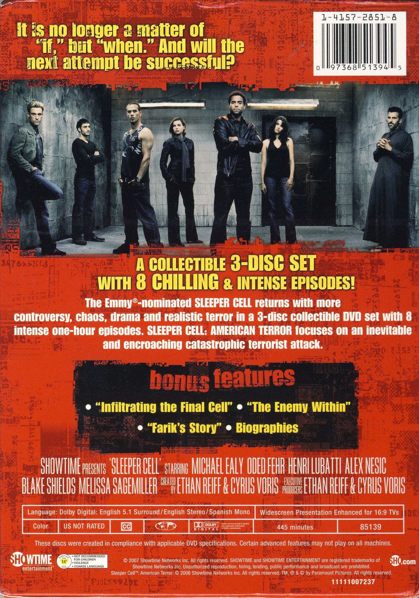 Sleeper Cell - American Terror - The Complete Second Season (Boxset) on ...