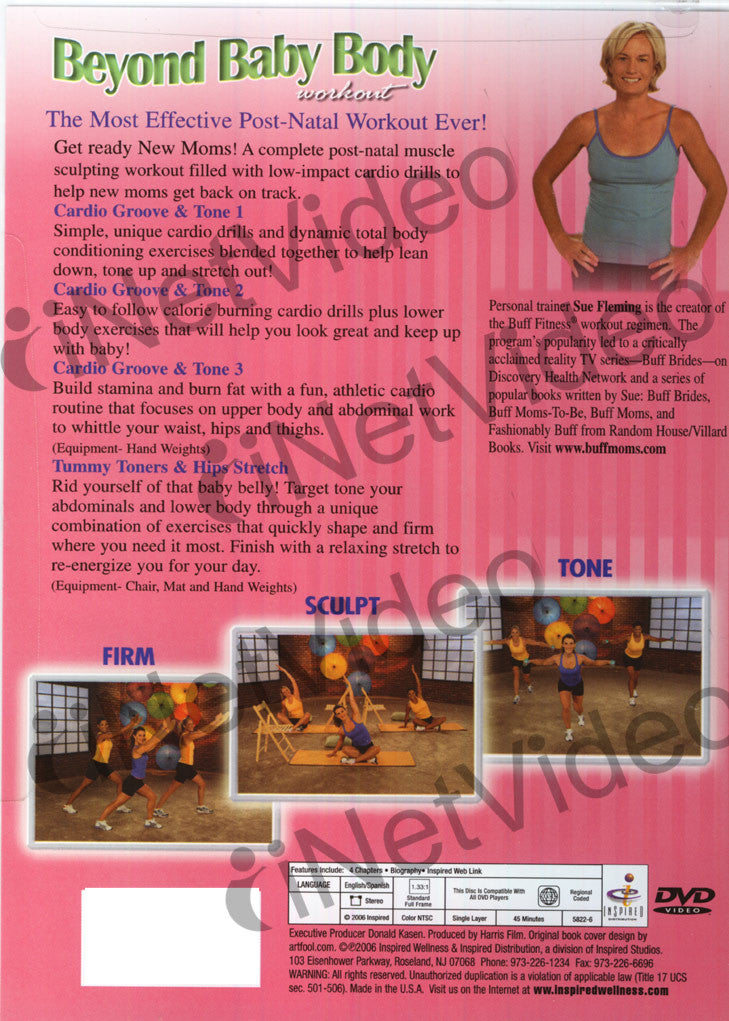 Buff Moms - Beyond Baby Body Workout on DVD Movie