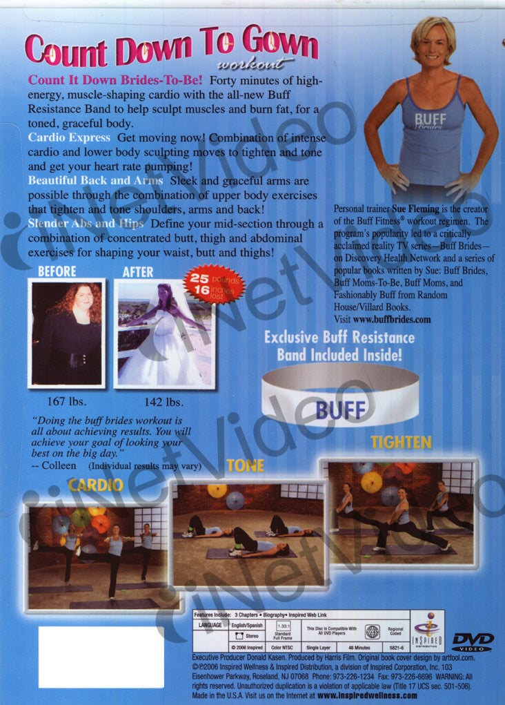 Buff Brides - Count Down to Gown Workout on DVD Movie