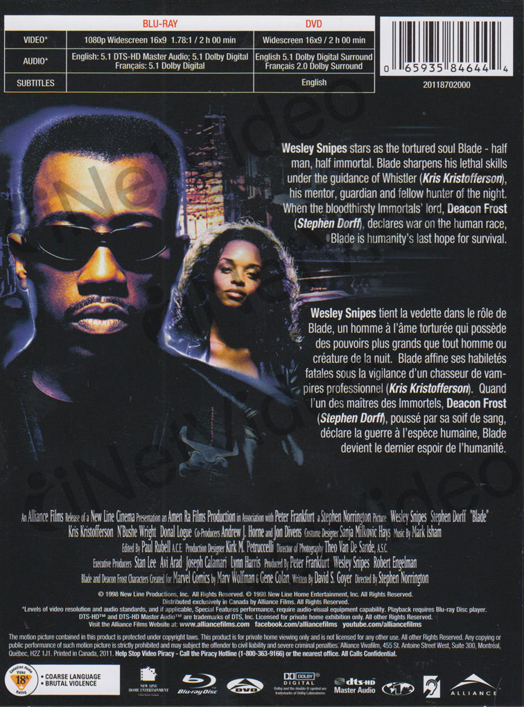 Blade (Combo Blu-ray + DVD Steelbook Case) (Blu-ray) on BLU-RAY Movie