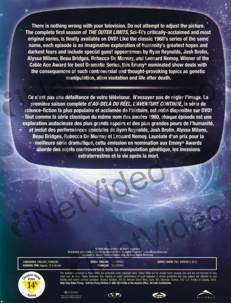 The Outer Limits - The Complete Season 1 (Boxset) (Bilingual) on DVD Movie
