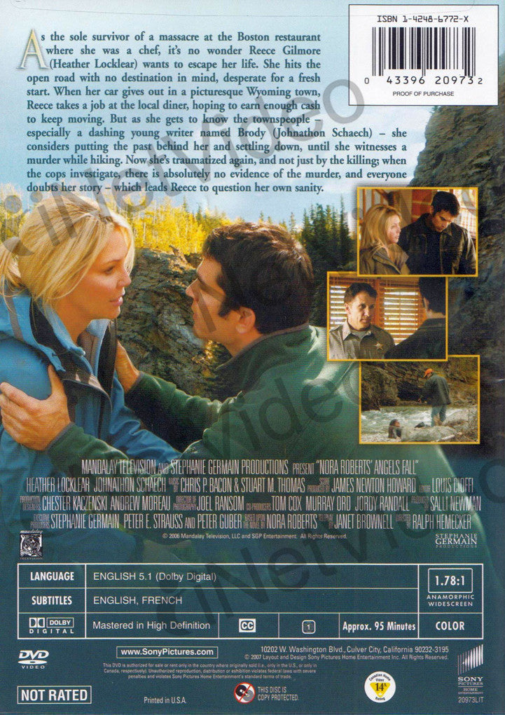 Angels Fall on DVD Movie