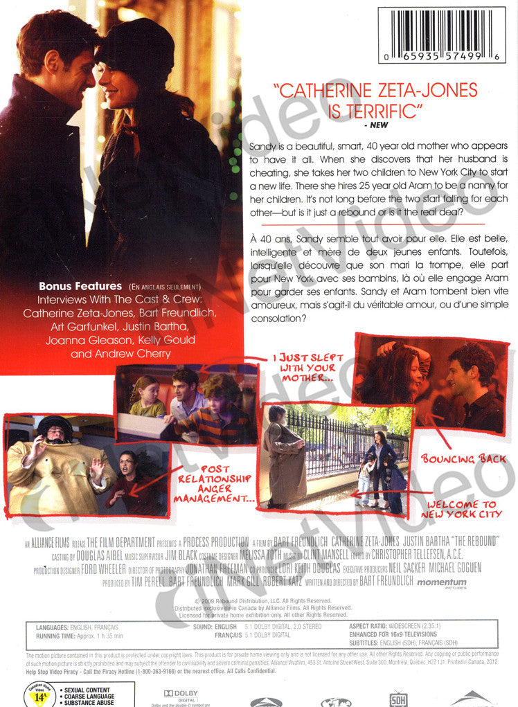 The Rebound (Bilingual) on DVD Movie
