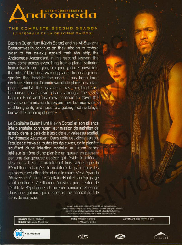 Andromeda - The Complete Second Season (2nd) (Bilingual) (Boxset) on ...