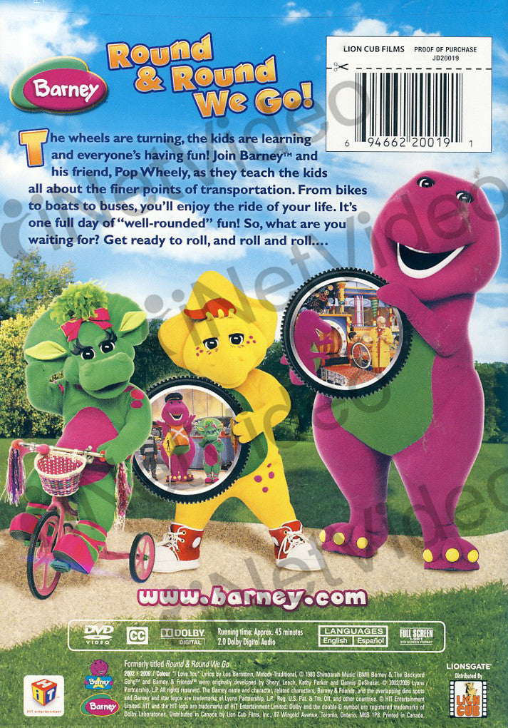 Barney Fun On Wheels