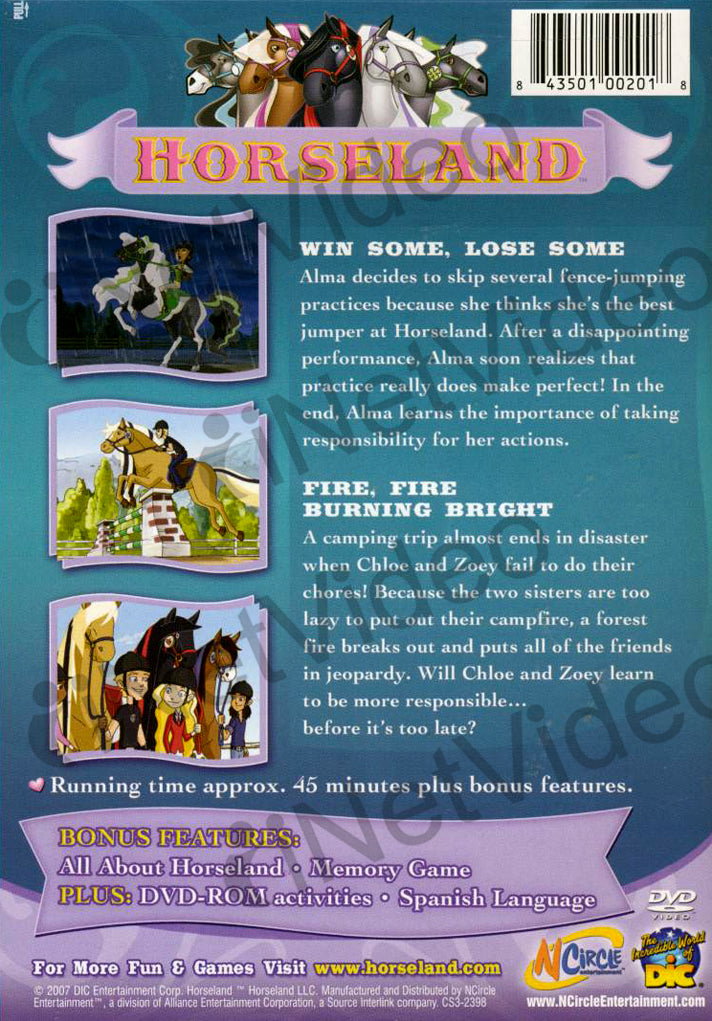 Horseland - Taking the Heat on DVD Movie