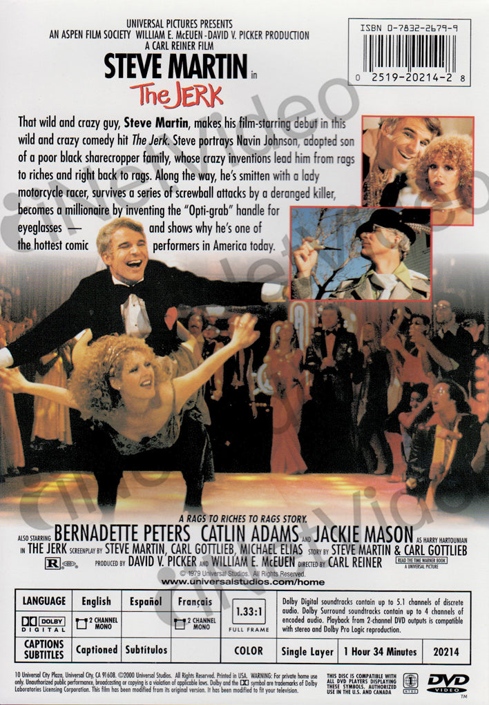 The Jerk on DVD Movie