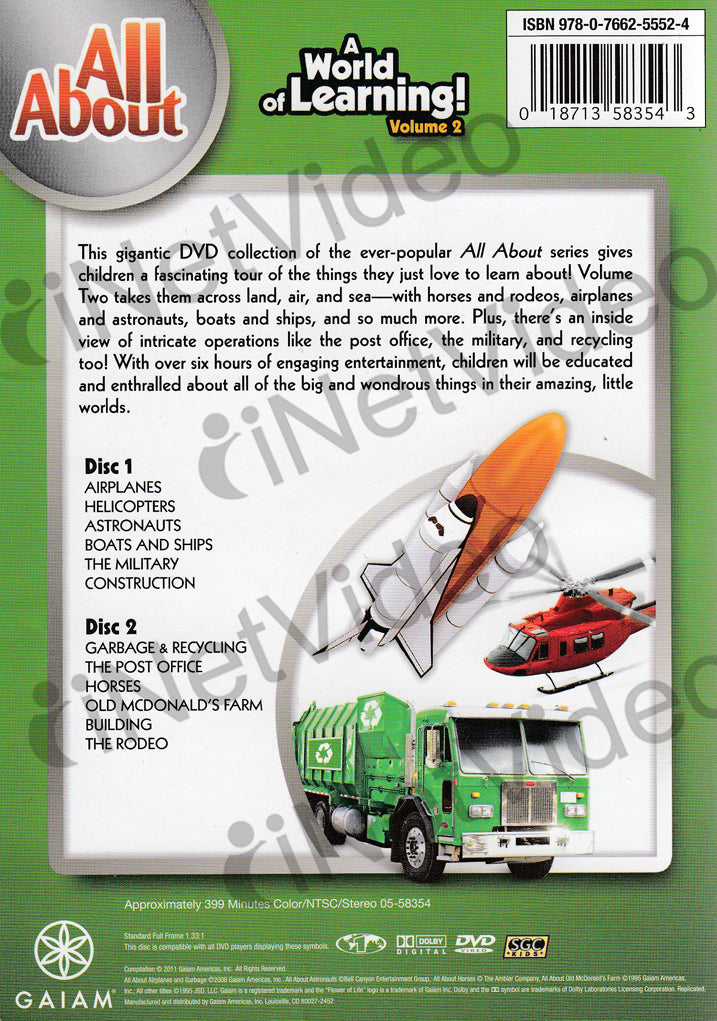 All About - A World of Learning 2 on DVD Movie