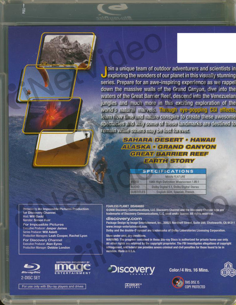 Fearless Planet (Blu-ray) on BLU-RAY Movie