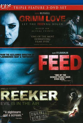 Grimm Love / Feed / Reeker (Triple Feature) (Boxset) on DVD Movie