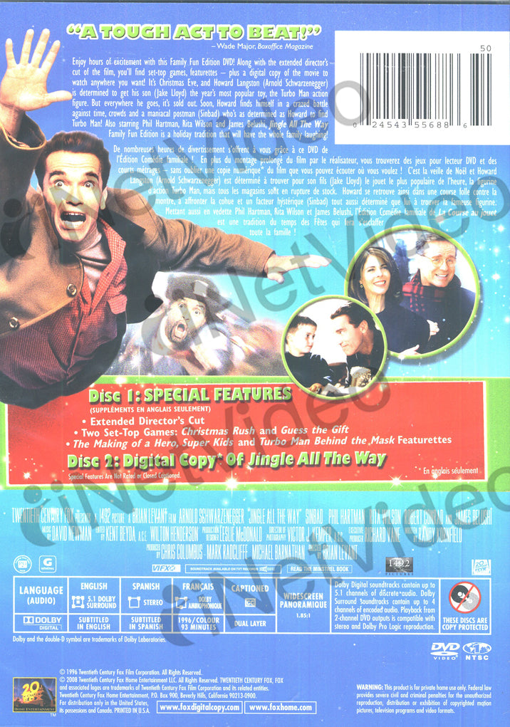 Jingle All The Way Dvd