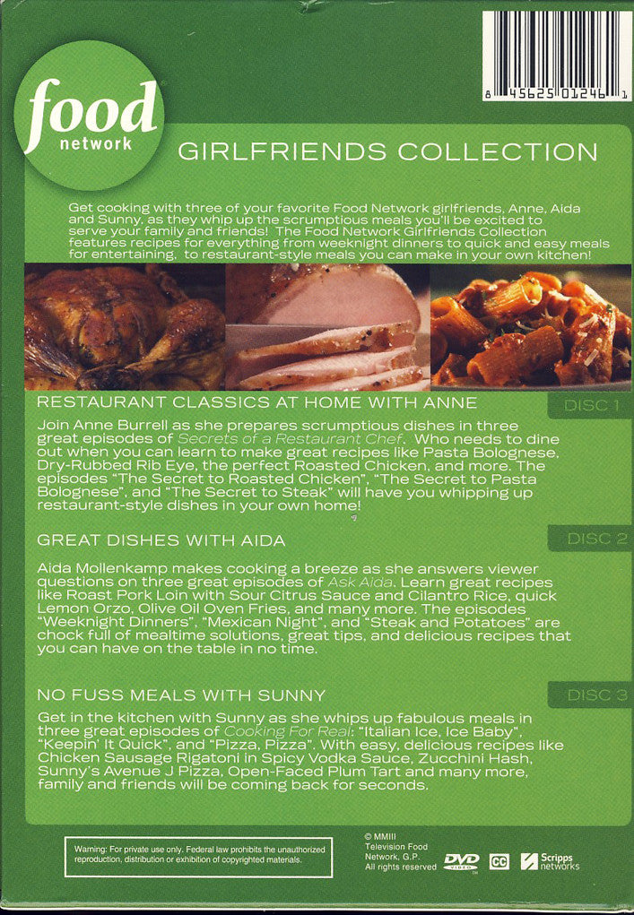 Food Network - Girlfriends Collection (Boxset) on DVD Movie