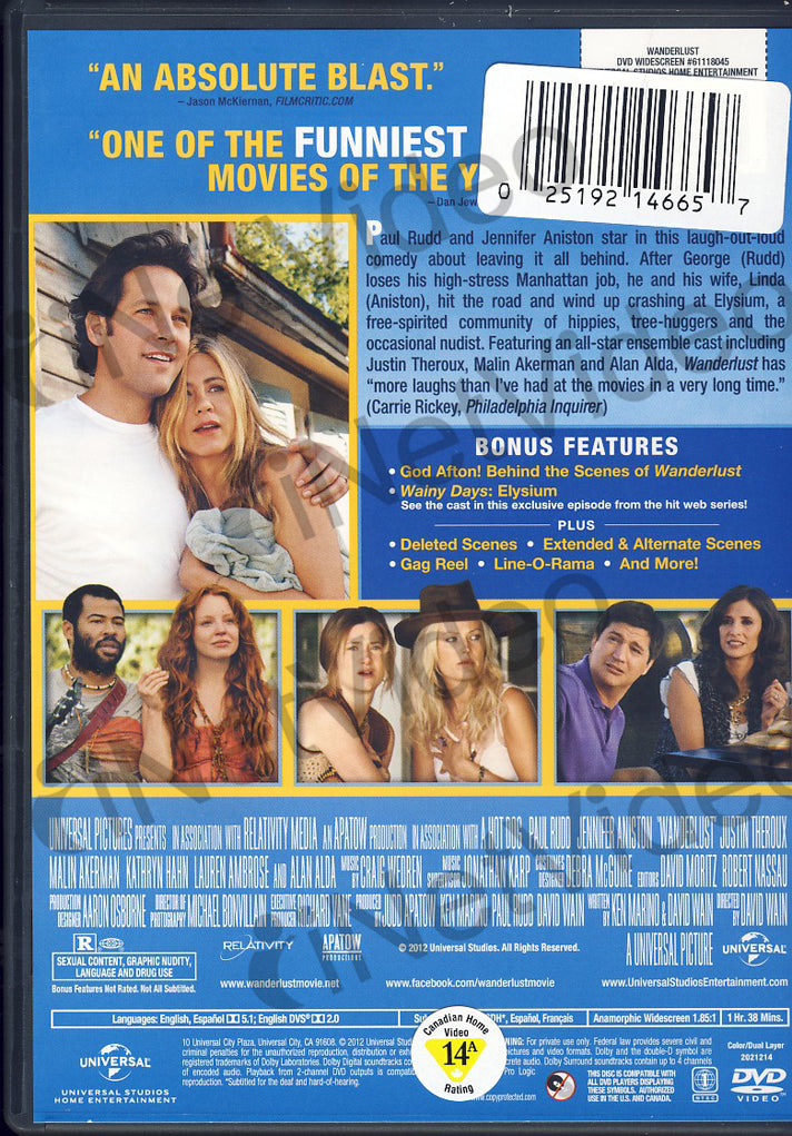 Wanderlust on DVD Movie