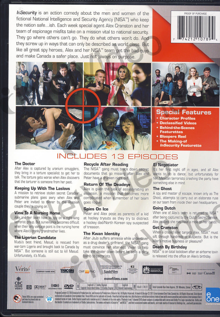 InSecurity - Season 1 on DVD Movie