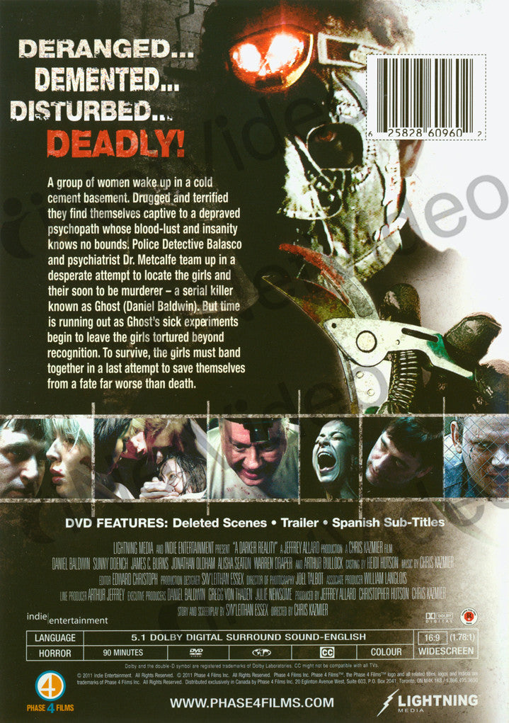 A Darker Reality (Unrated) on DVD Movie