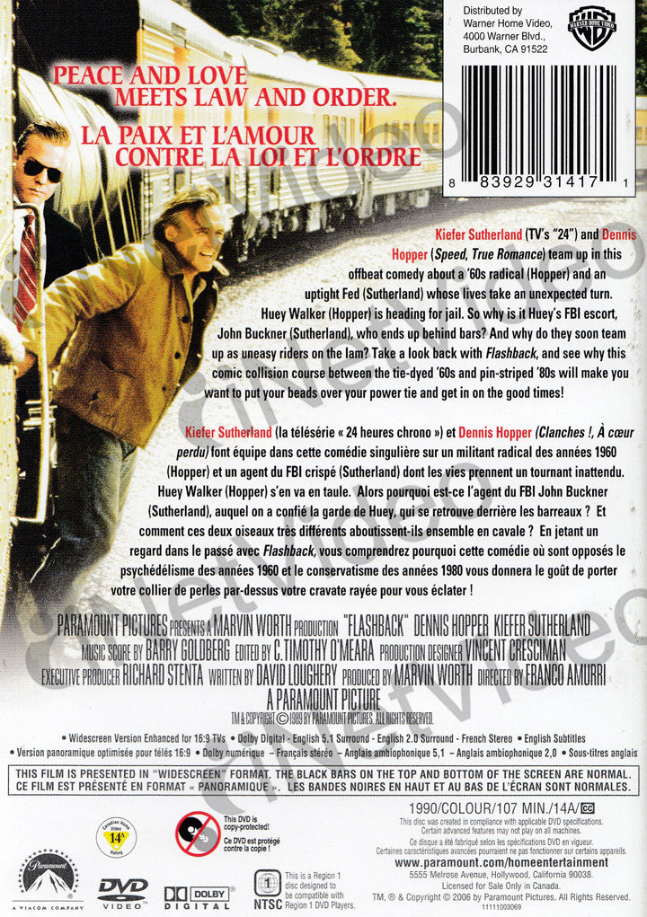 Flashback (Bilingual) on DVD Movie