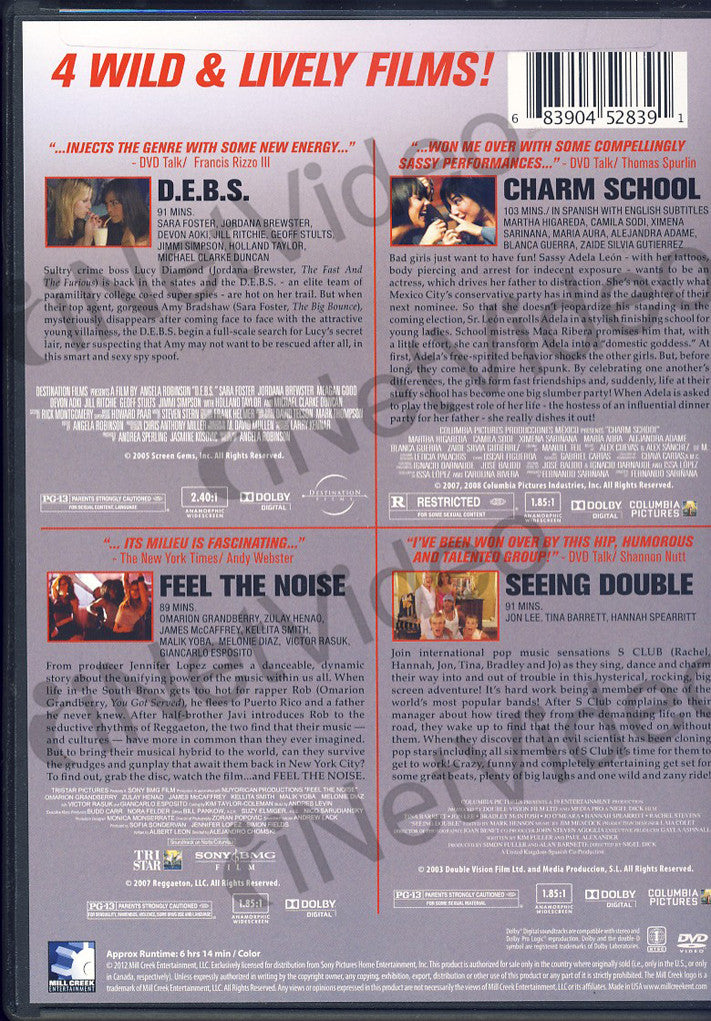 D.E.B.S./ Charm School/ Feel the Noise / Seeing Double (4 Movie ...