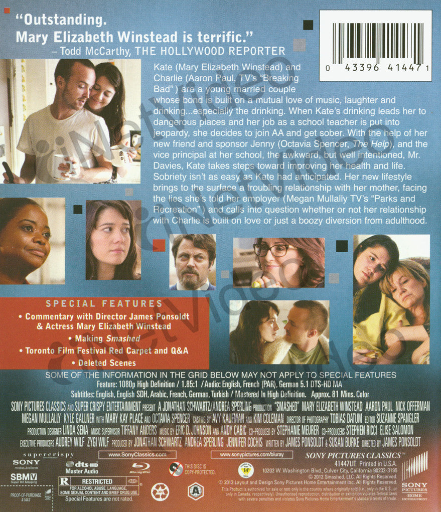 Smashed (Blu-ray) on BLU-RAY Movie