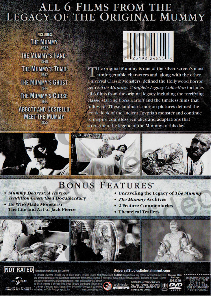 The Mummy - Complete Legacy Collection on DVD Movie