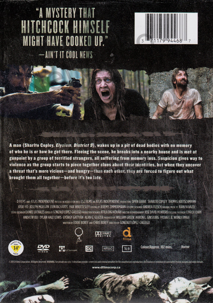 Open Grave Dvd