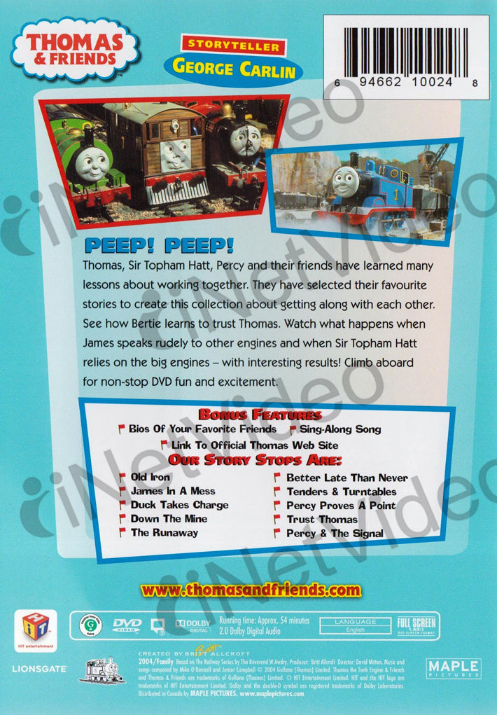 Thomas And His Friends Get Along Dvd